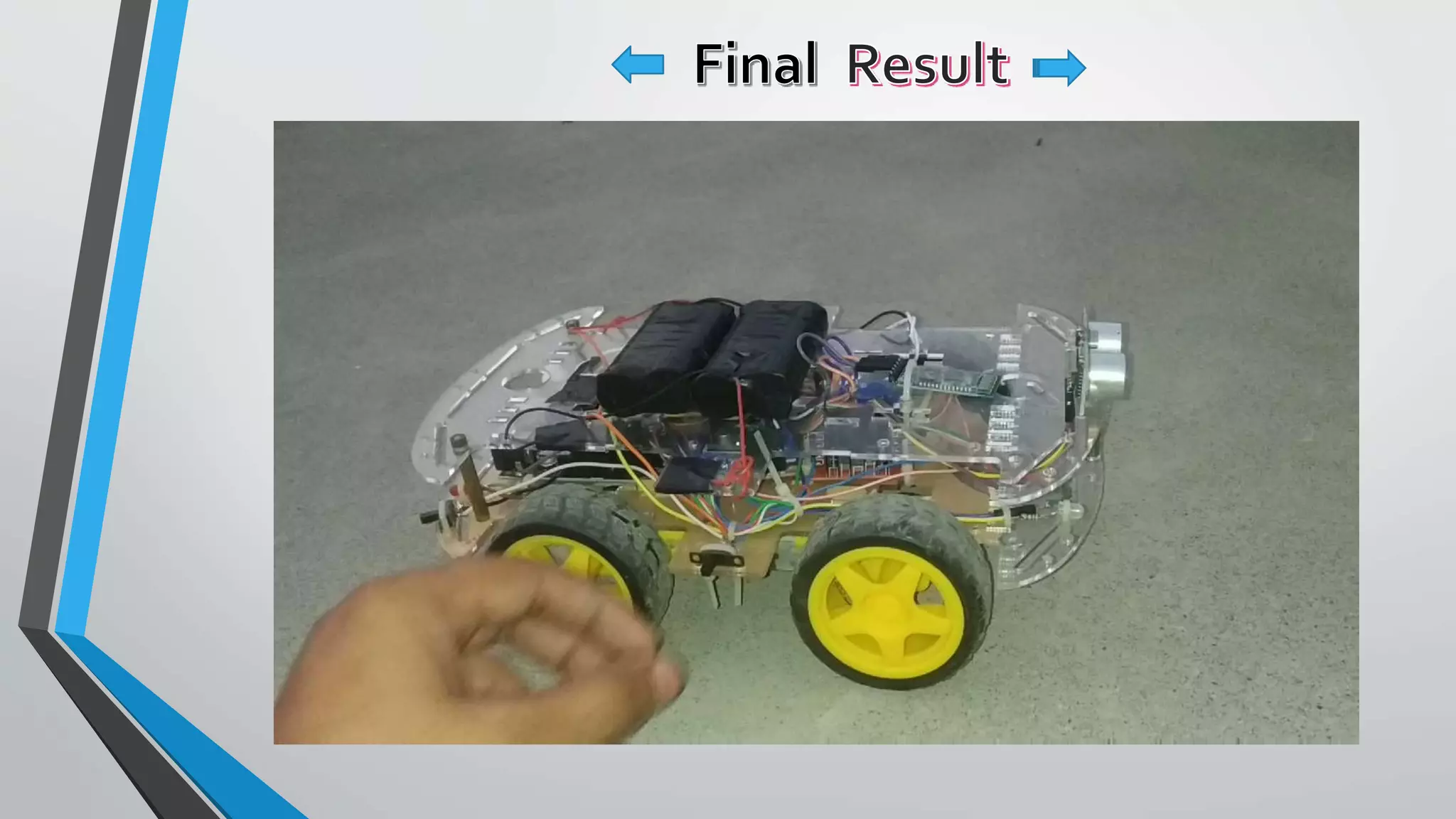 Robotic Car Controlled over Bluetooth with Obstacle Avoidance | PPTX