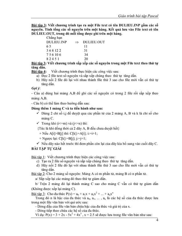 Kieu file pascal | PDF