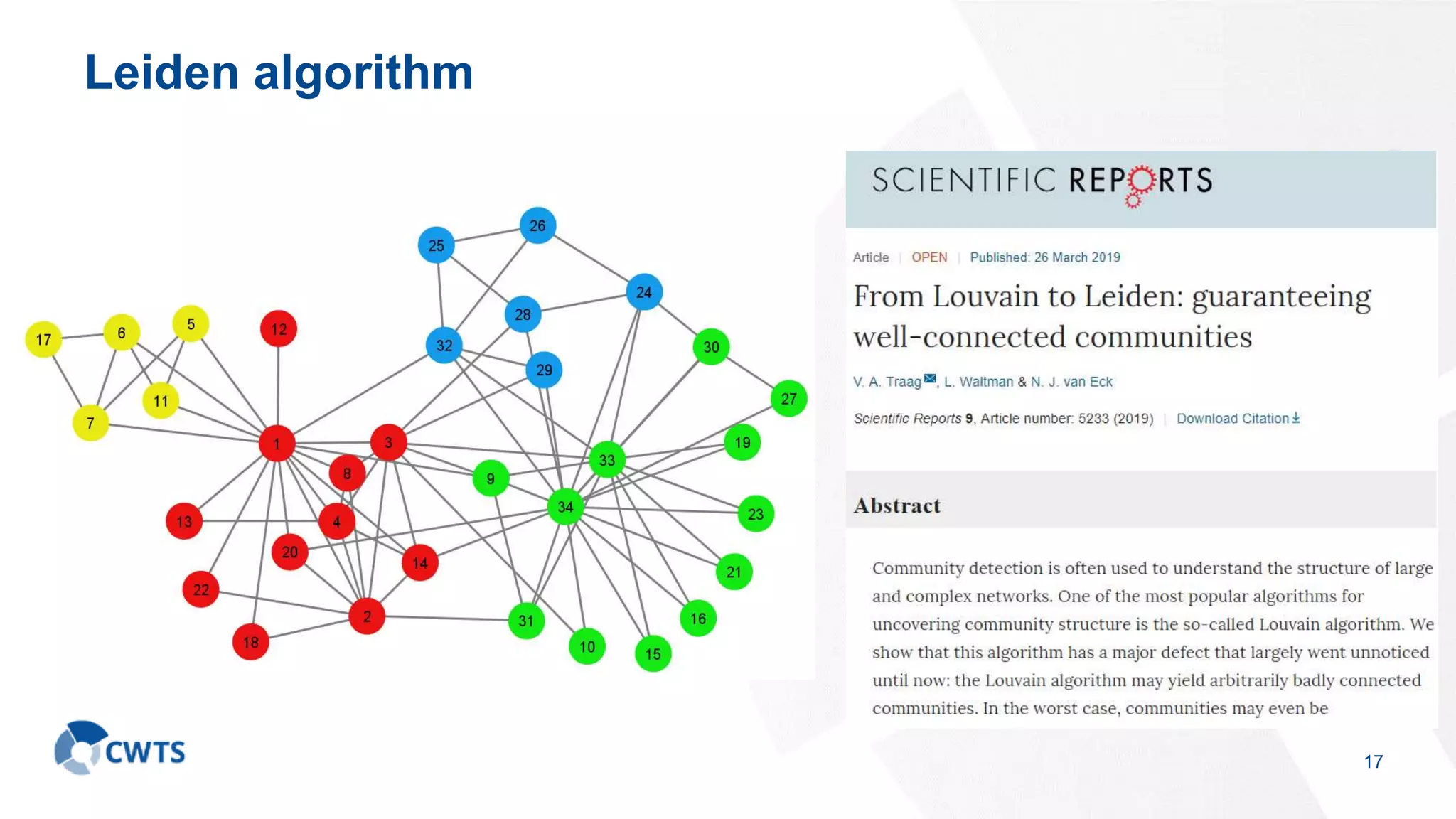 Scientometrics for research assessment | PPTX