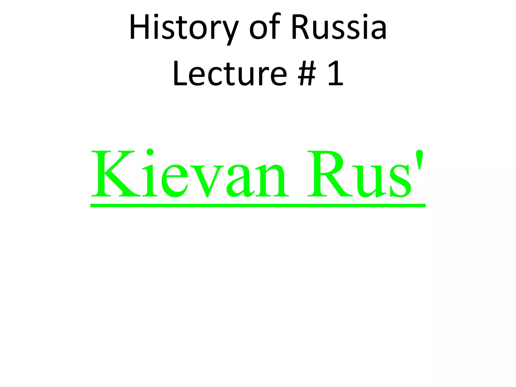 Kievian Rus 2021.ppt