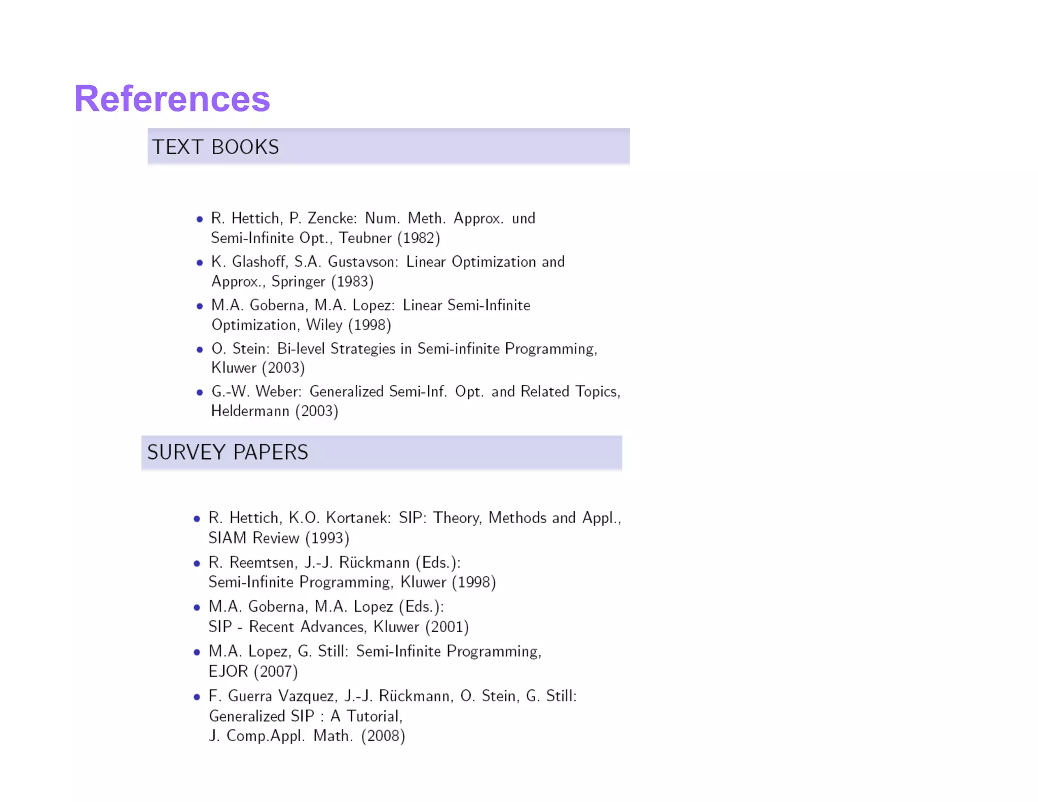 Semi-Infinite and Robust Optimization | PDF