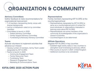 KIF1A.ORG 2020 Action Plan | PPT