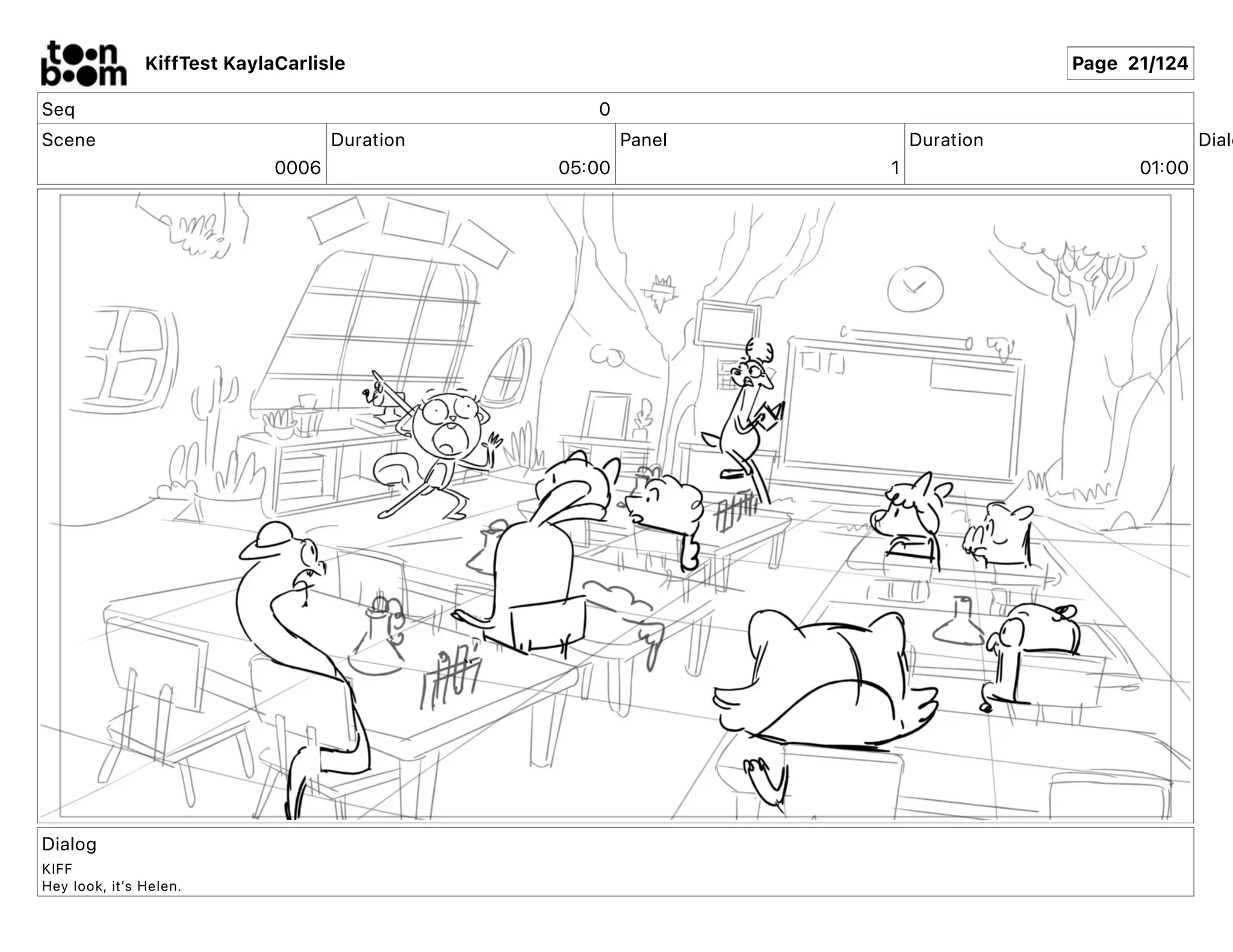 Kiff Flat Children's Comedy Sample Board | PDF