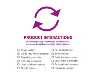 IoT & Blockchain: Use Case Overview | PPT