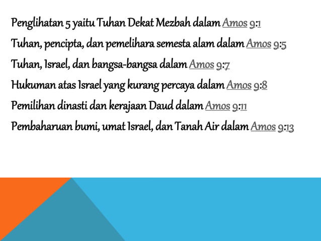 Pengantar Kitab amos | PPTX