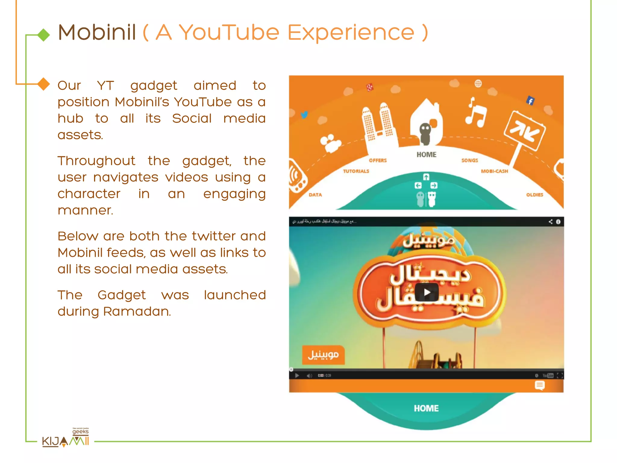 Kijamii - Mobinil - Case Study Presentation | PDF