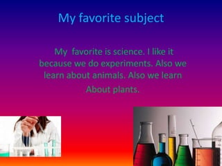 Anna's Favorite Things | PPTX