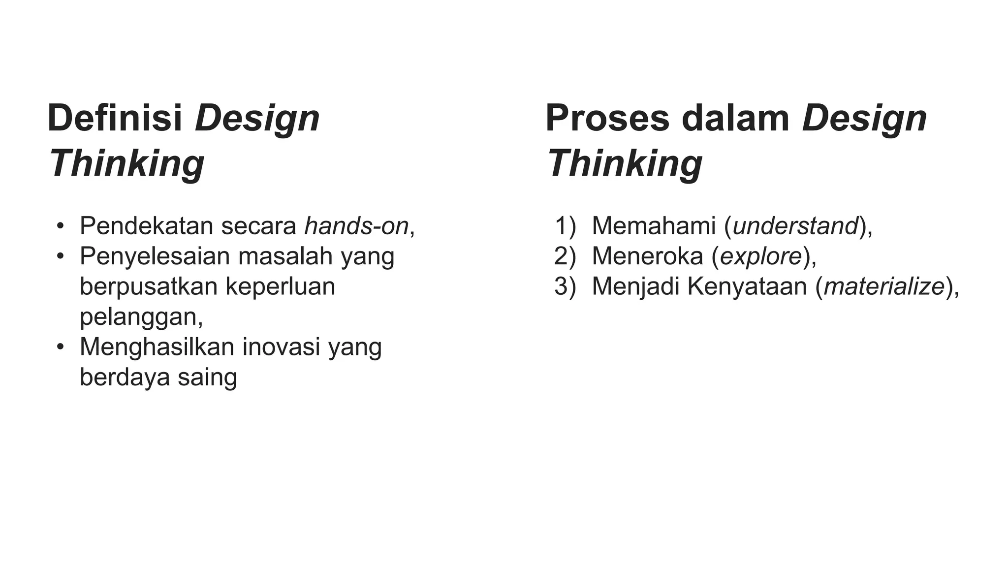 Kik 2018 design thinking | PPTX