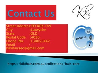Kiki hair care products | PPT