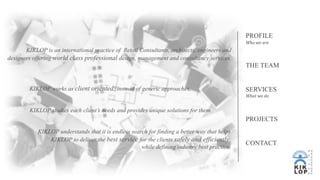 KIKLOP DESIGN & ENGINEERING AND CONSULTANCY HOSPITALITY BUSINESS ...