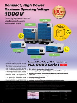 Kikusui dc electronic_load_plz-5wh2 denkei | PDF