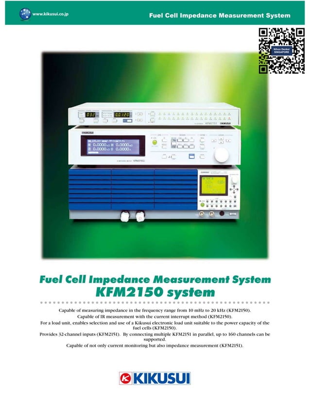 Kikusui fuel cell_meter_kfm2150_print | PDF