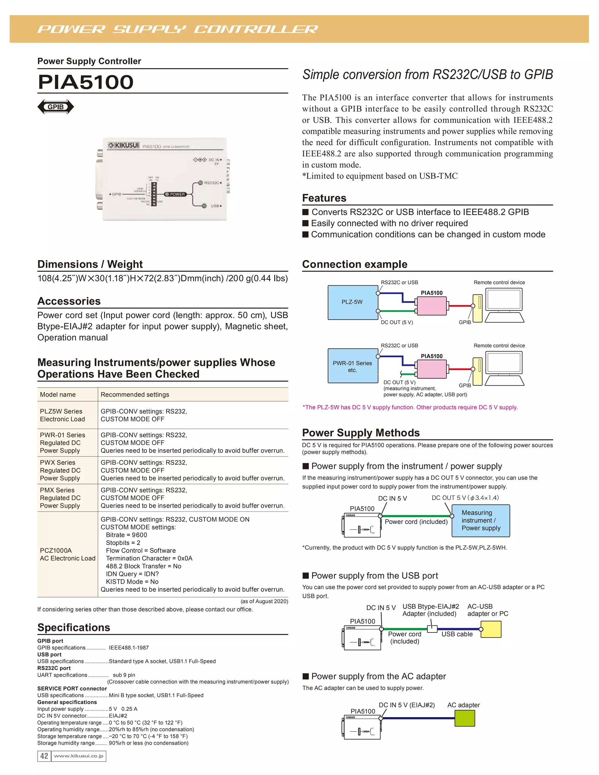 Kikusui general catalogue 2021 part 1 | PDF
