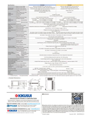 Kikusui kha1000 harmonics current analyzer p | PDF