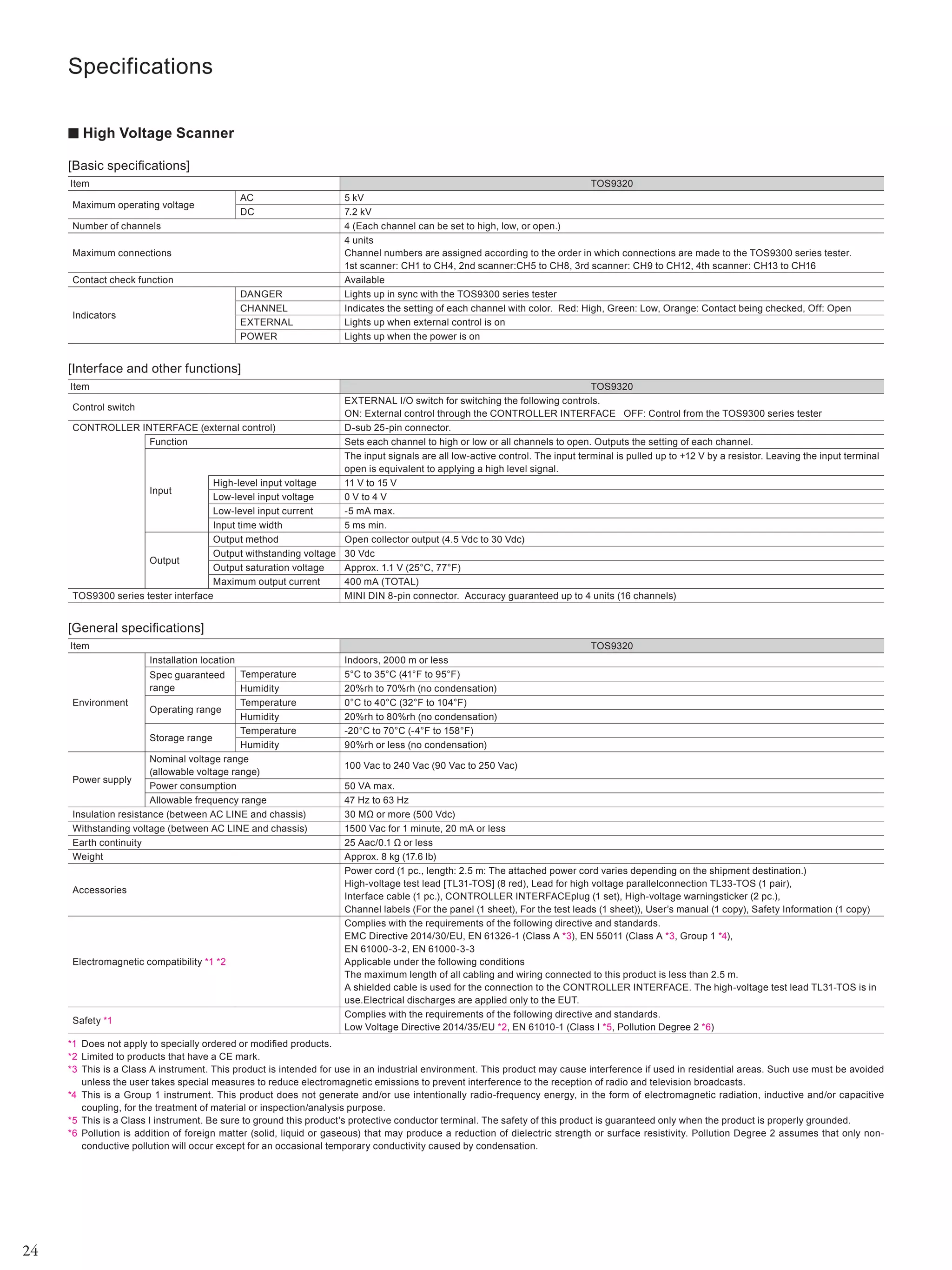 Kikusui tos9300 Electrical Safety Multi-analyzer denkei | PDF