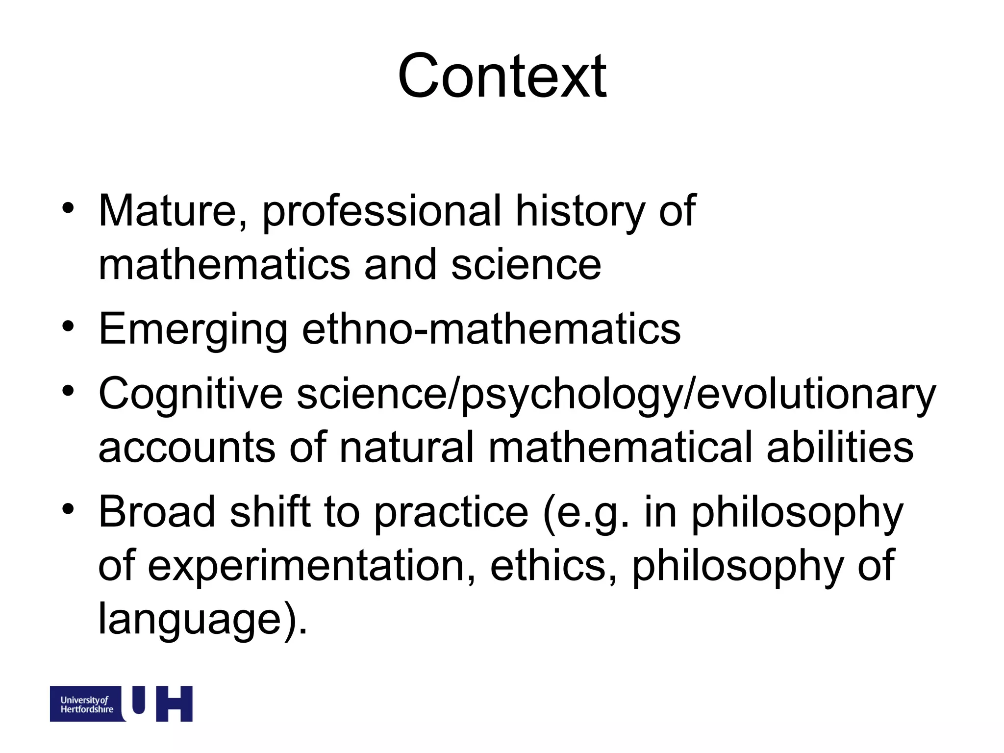 What is the philosophy of mathematical practice | PPT