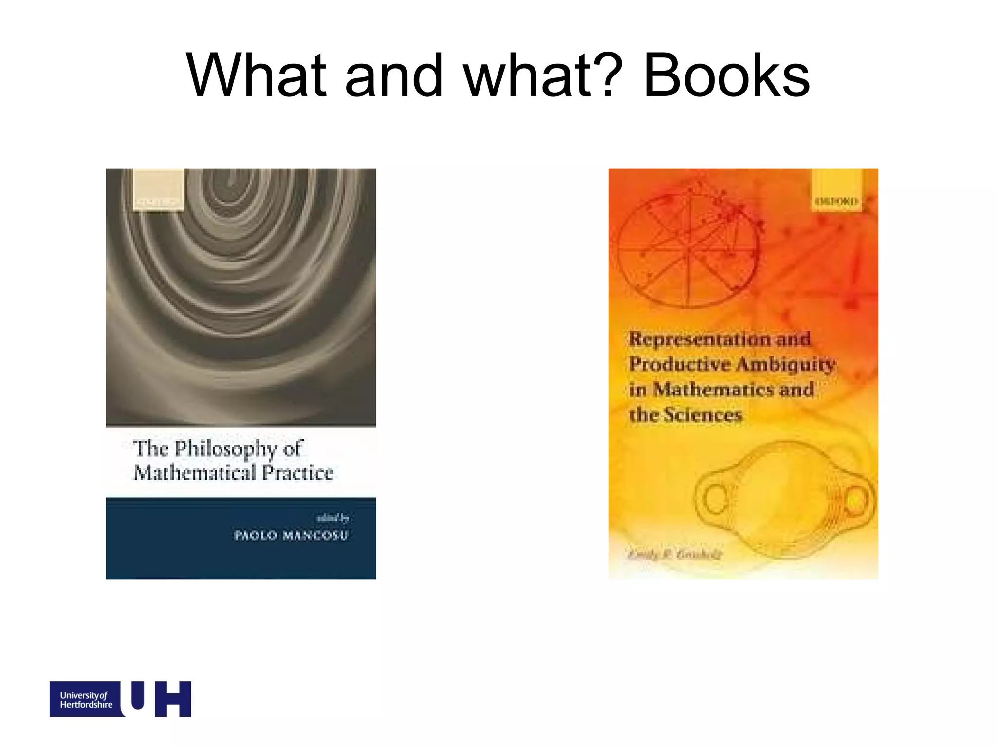What is the philosophy of mathematical practice | PPT
