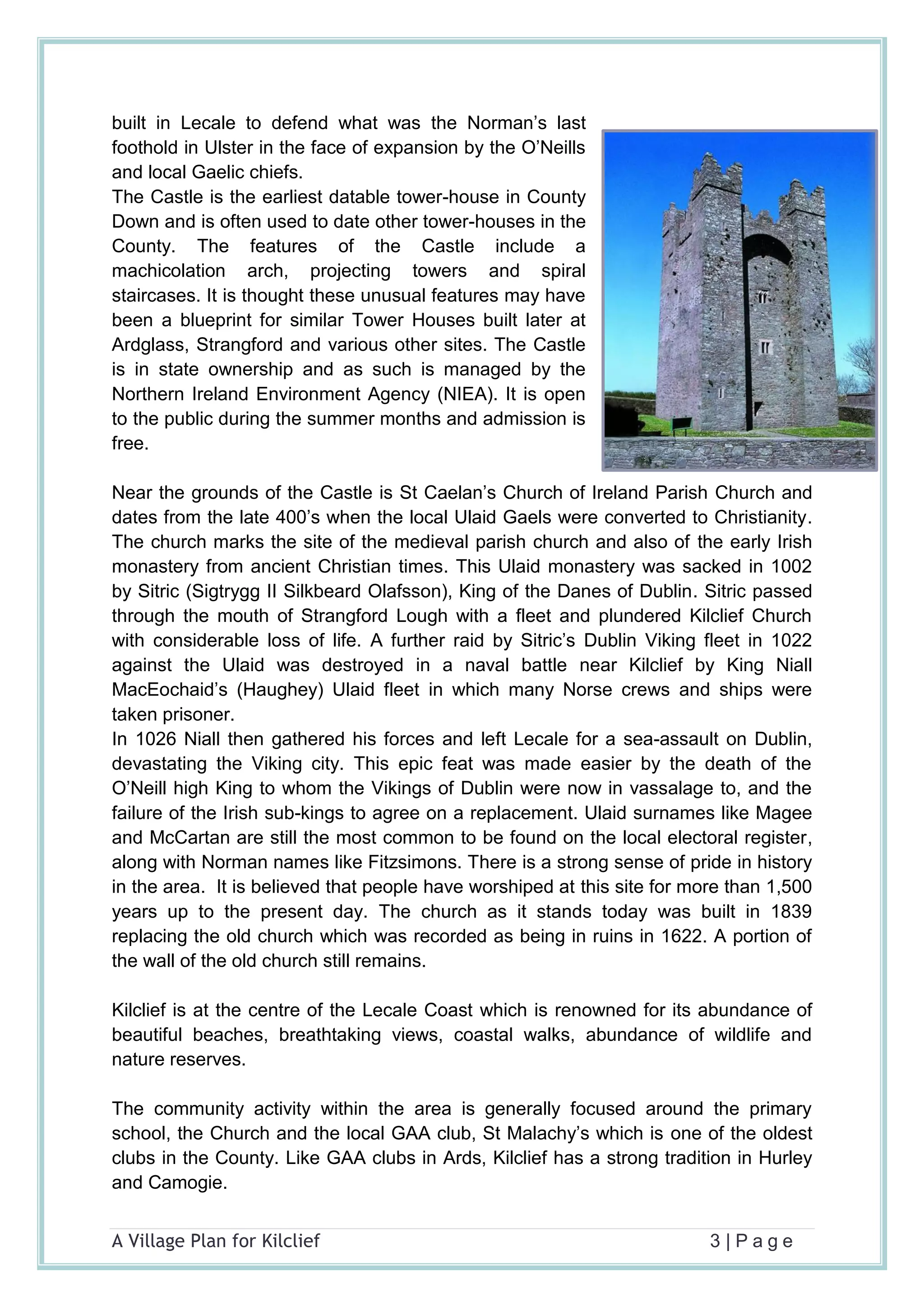 Kilclief village plan_final | PDF