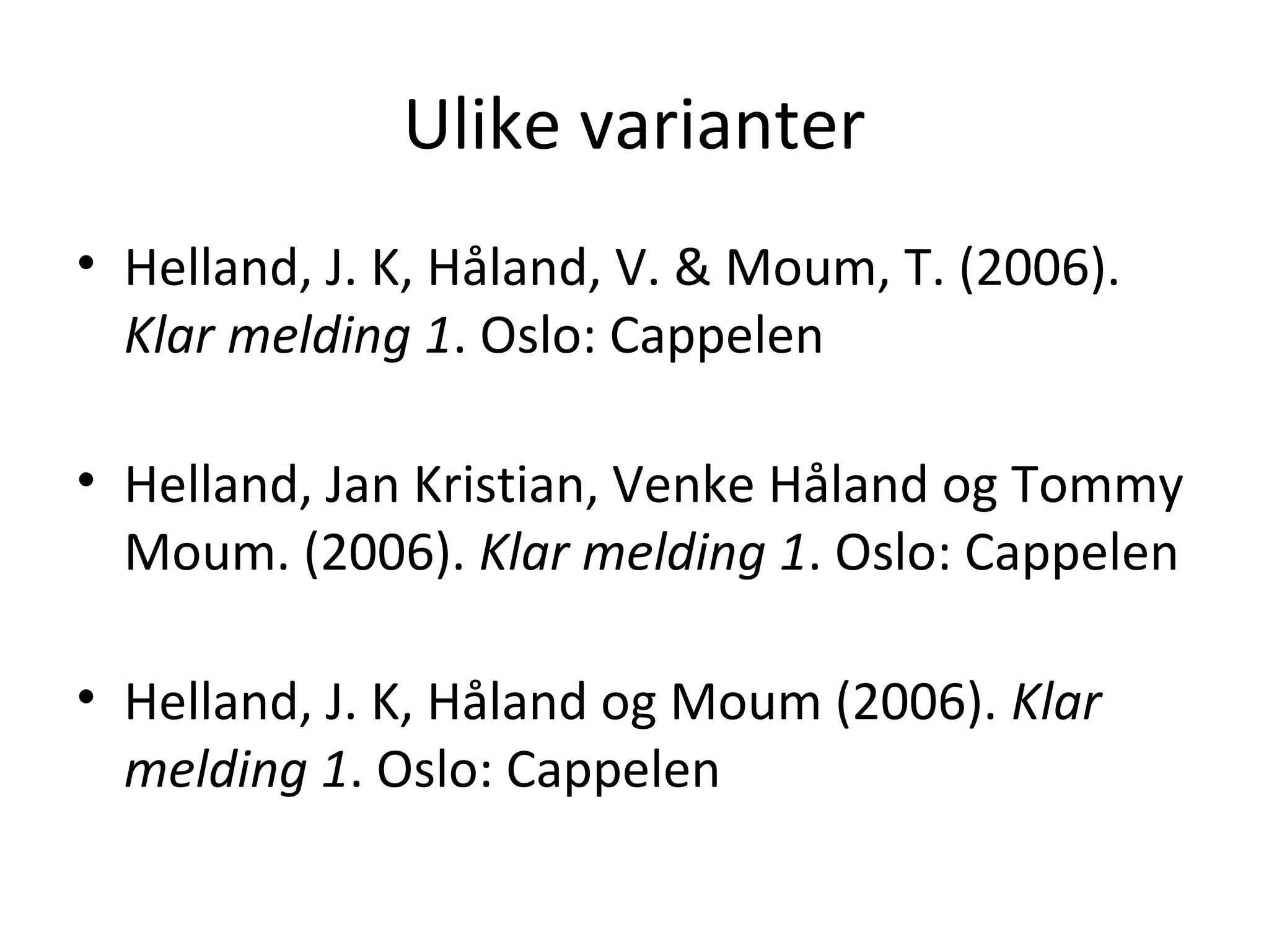 Kilder og kildebruk | PPT