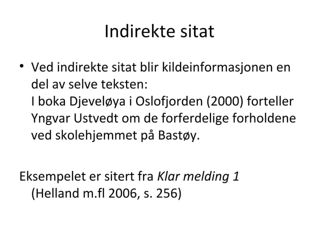 Kilder og kildebruk | PPT