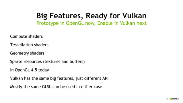 Migrating from OpenGL to Vulkan | PPT