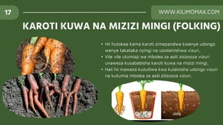 KilimoMax: Kilimo Cha Karoti | PPTX