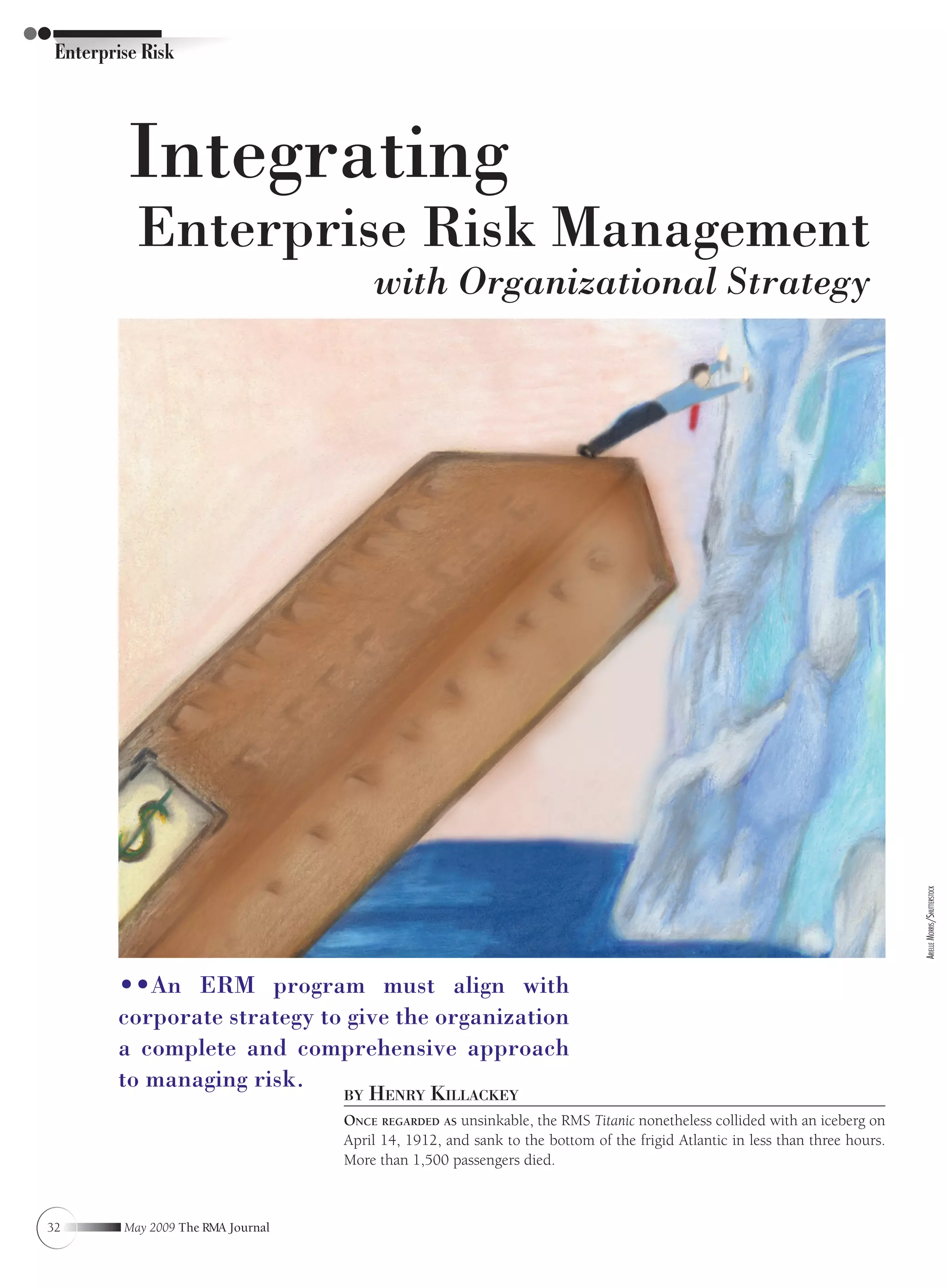 Integrating Enterprise Risk Management (ERM) with Organizational ...