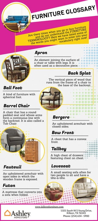 Furniture Glossary | PDF