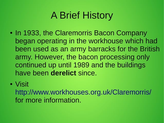 Killeen's & bacon factory presentation | PPT