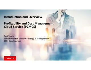 Profitability & Cost Management Cloud Service: Have It Your Way | PDF