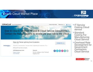 Profitability & Cost Management Cloud Service: Have It Your Way | PDF