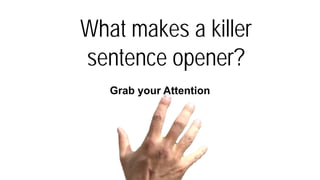 English Language - How to Write a Killer Introduction | PDF