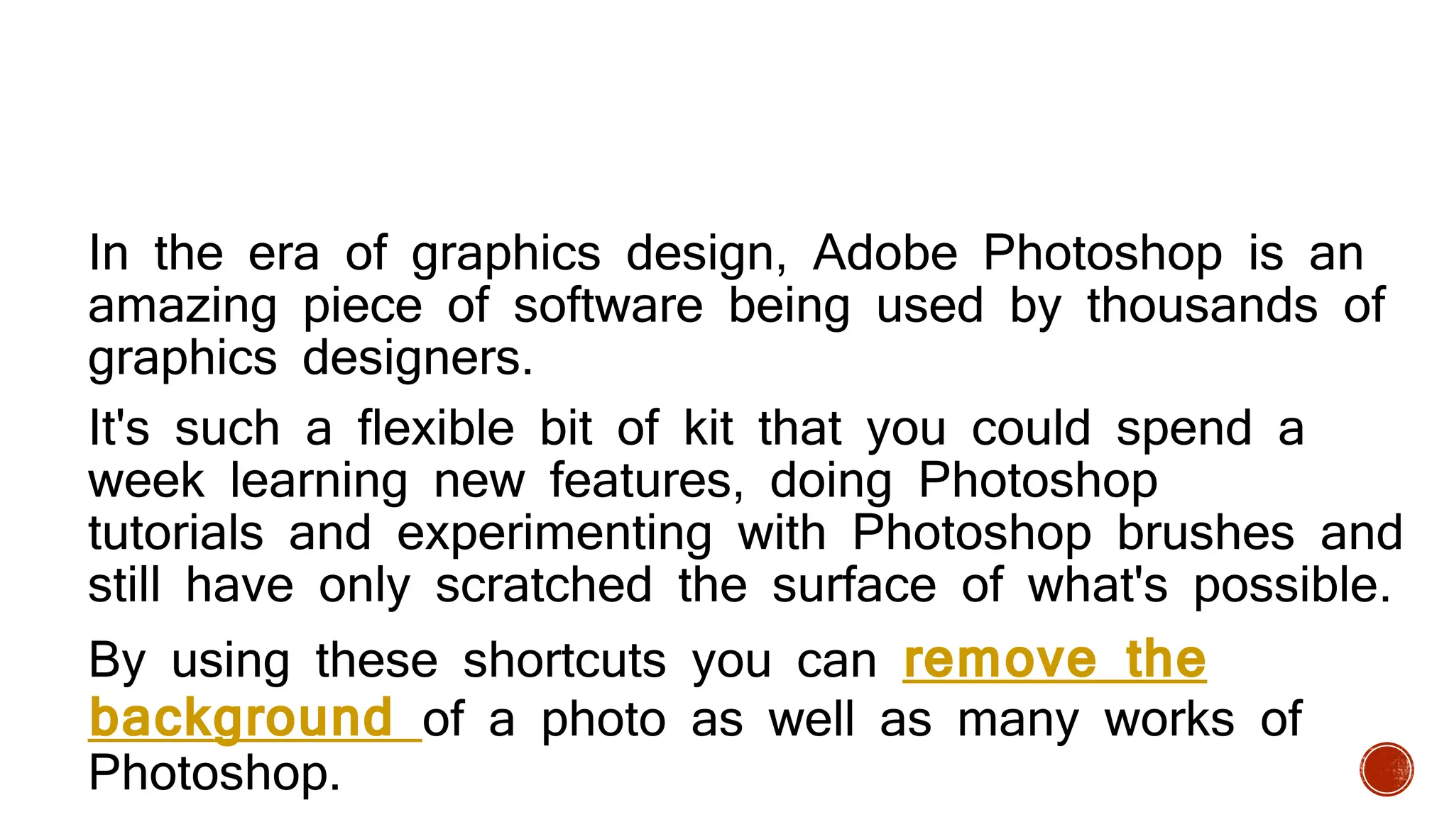 Killer Photoshop Shortcuts for Photoshop CC 2015 | PPTX