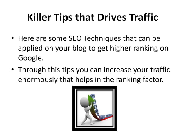 Killer seo tips | PPTX | Web Development | Internet