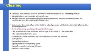 MICROTECHNIQUE Killing and fixation module | PDF
