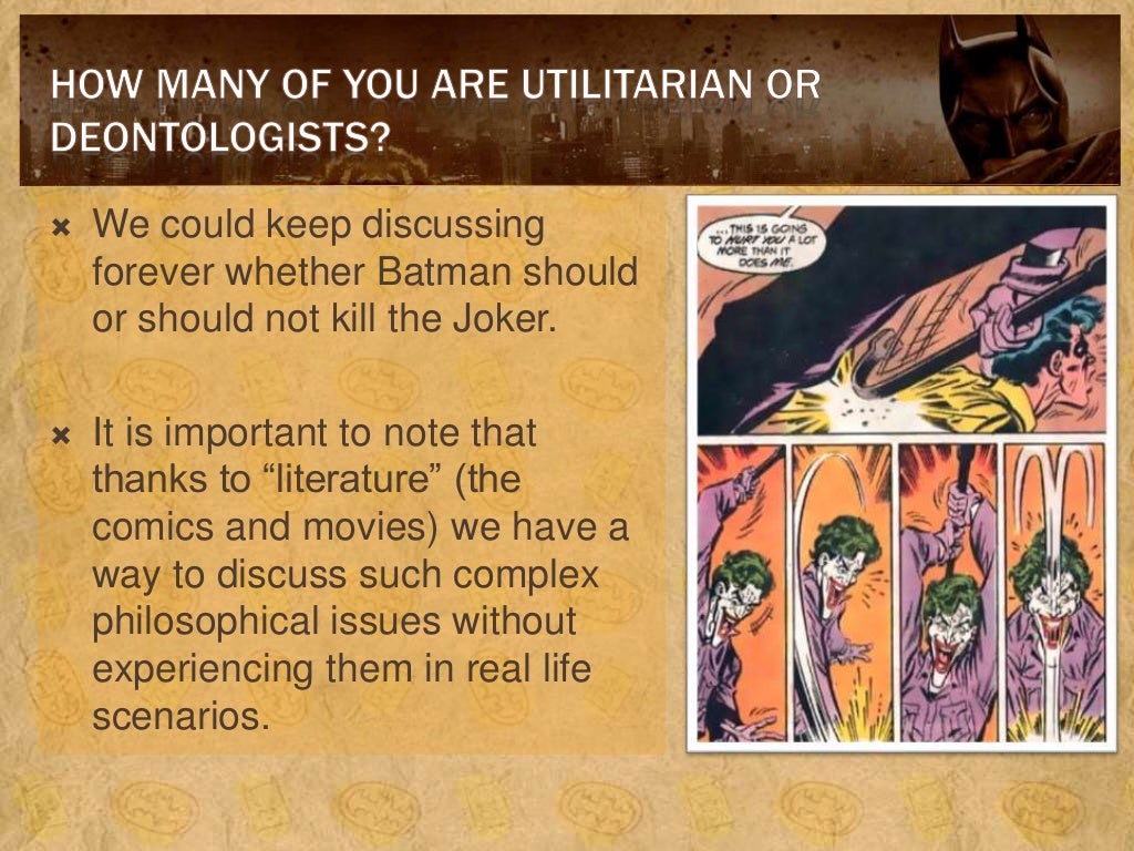 Utilitarianism Vs Deontology