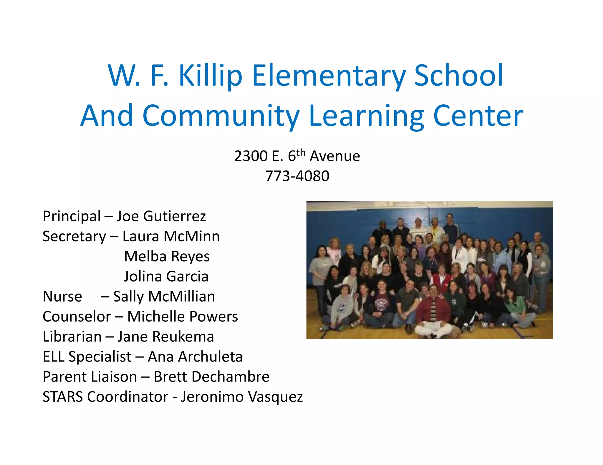 Killip elementary school | PPT