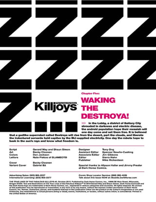 Killjoys 005 waking the destroya! | PDF