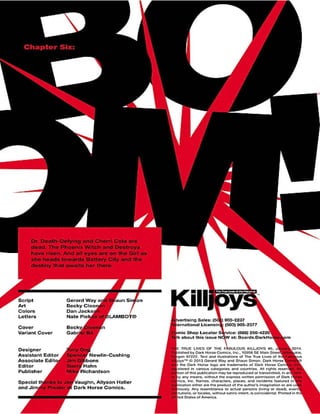 Killjoys 006 boom! | PDF