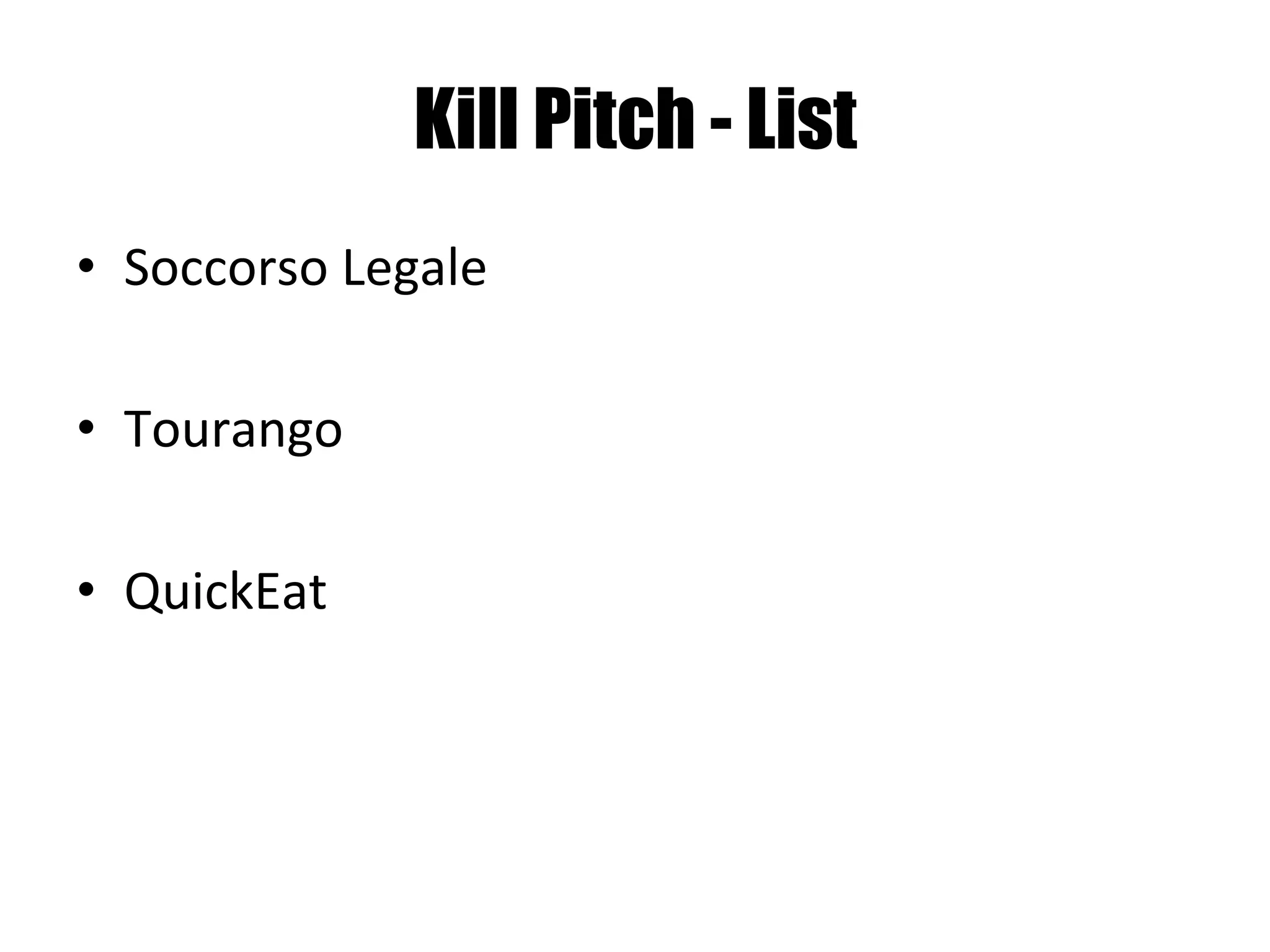 Kill pitch rulex | PPT