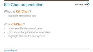 KillrChat: Building Your First Application in Apache Cassandra (English) | PDF