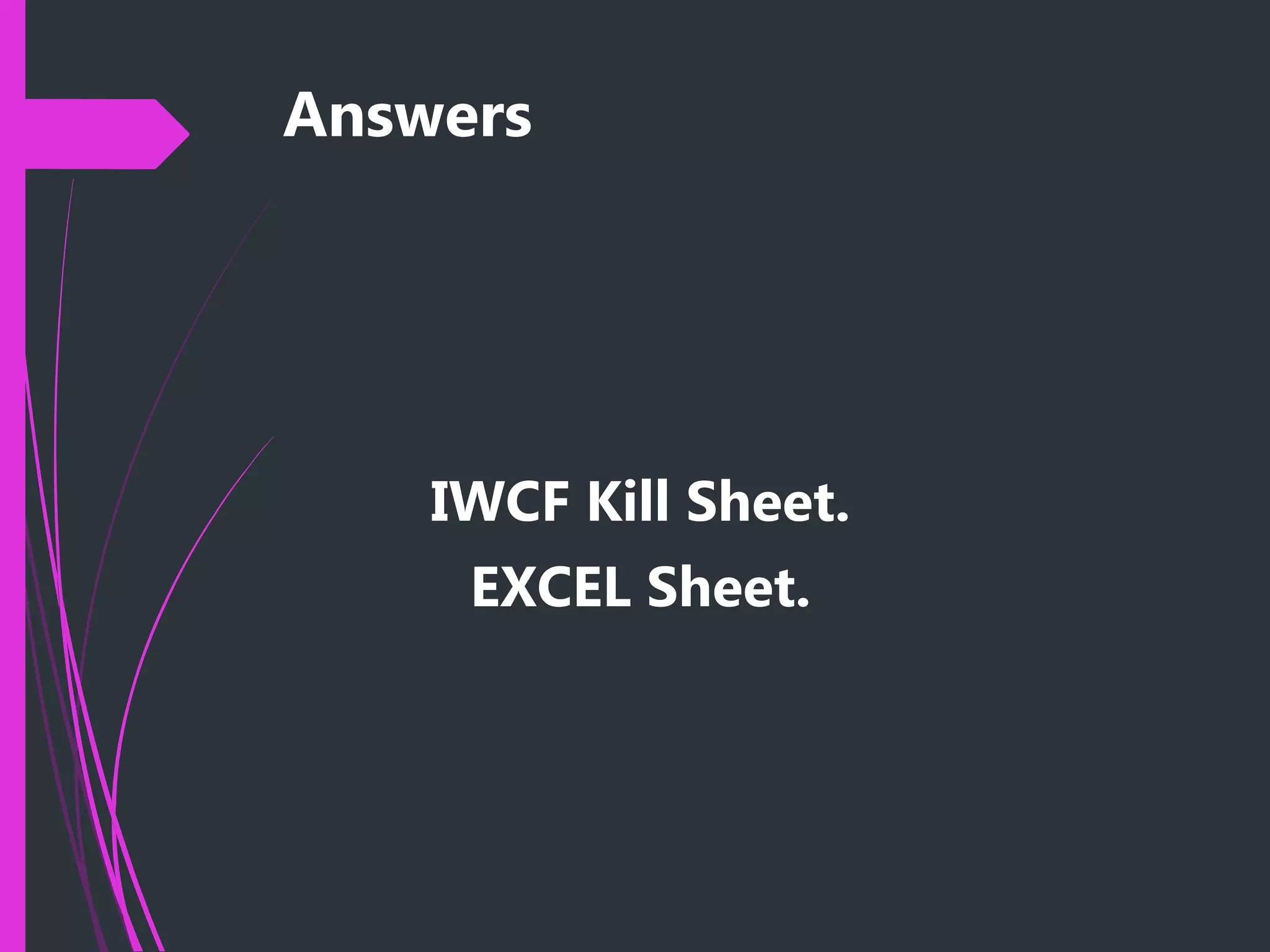 Kill sheet | PPTX