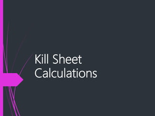 Kill sheet | PPTX