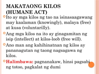 PPT Kilos ng Tao o makataong kilos.pptx