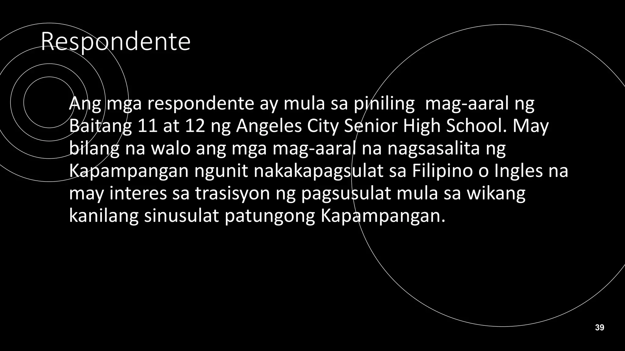 Kilos pananaliksik at aplayd reserts | PPTX