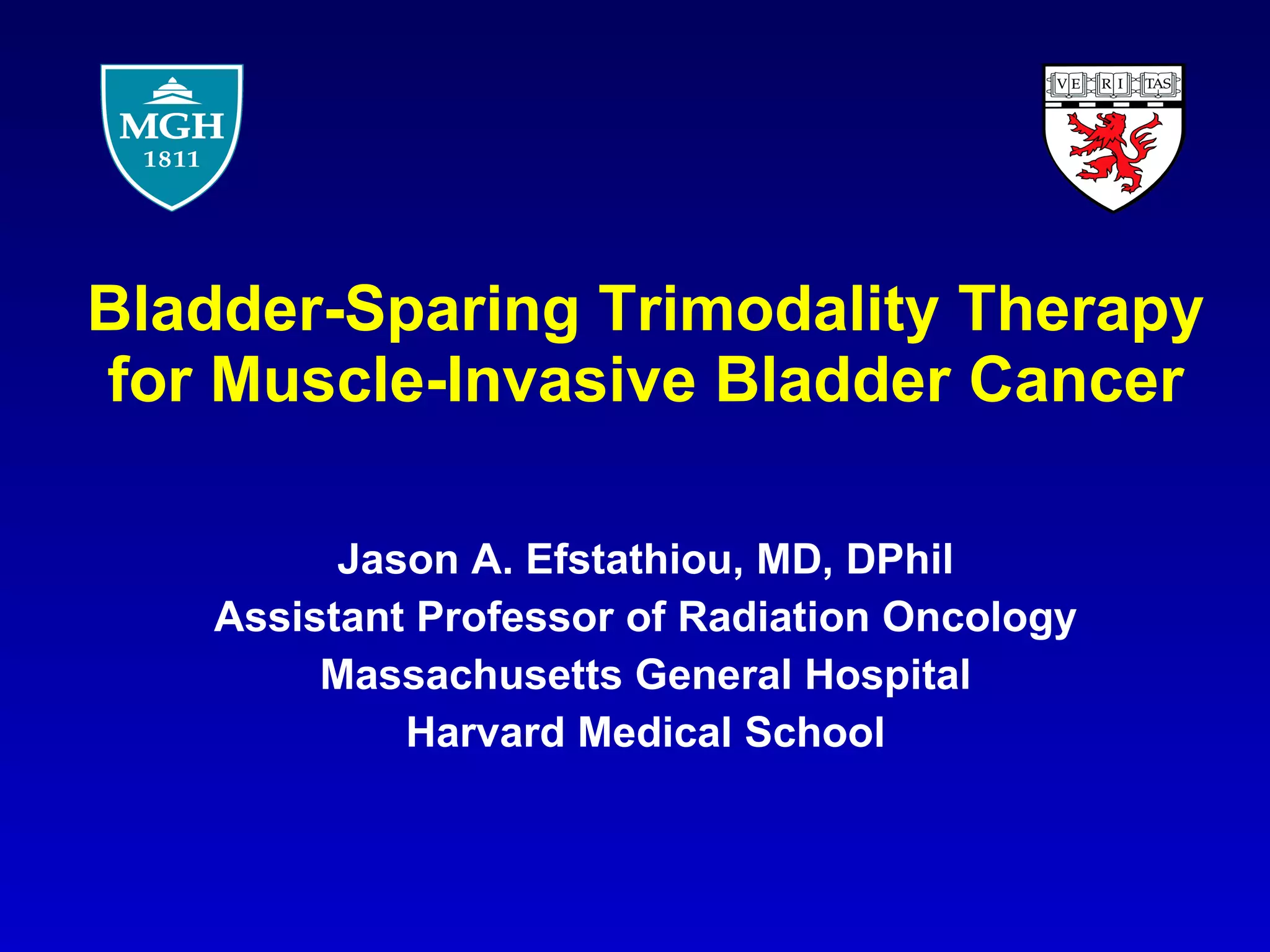 Bladder-Sparing Trimodality Therapy for Muscle-Invasive Bladder Cancer ...