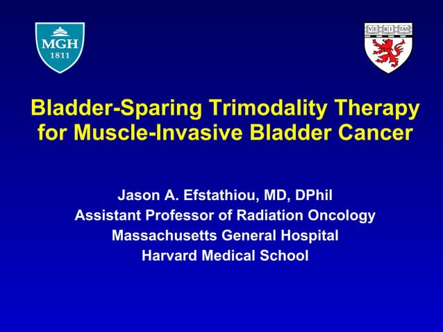 Bladder Sparing Trimodality Therapy For Muscle Invasive Bladder Cancer