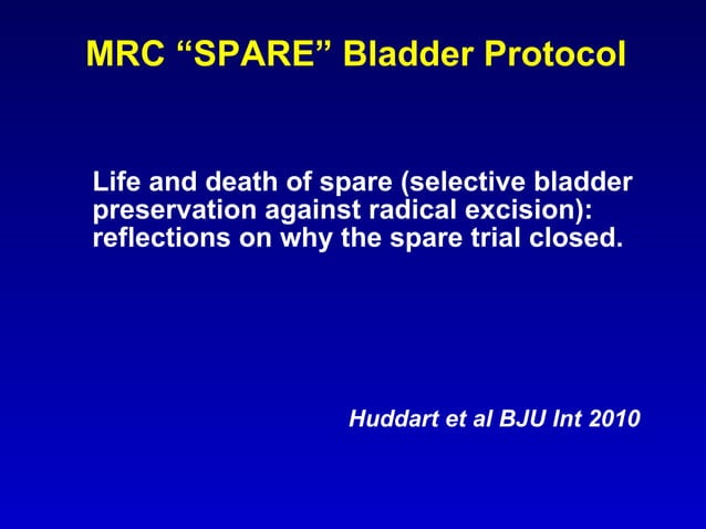 Bladder Sparing Trimodality Therapy For Muscle Invasive Bladder Cancer