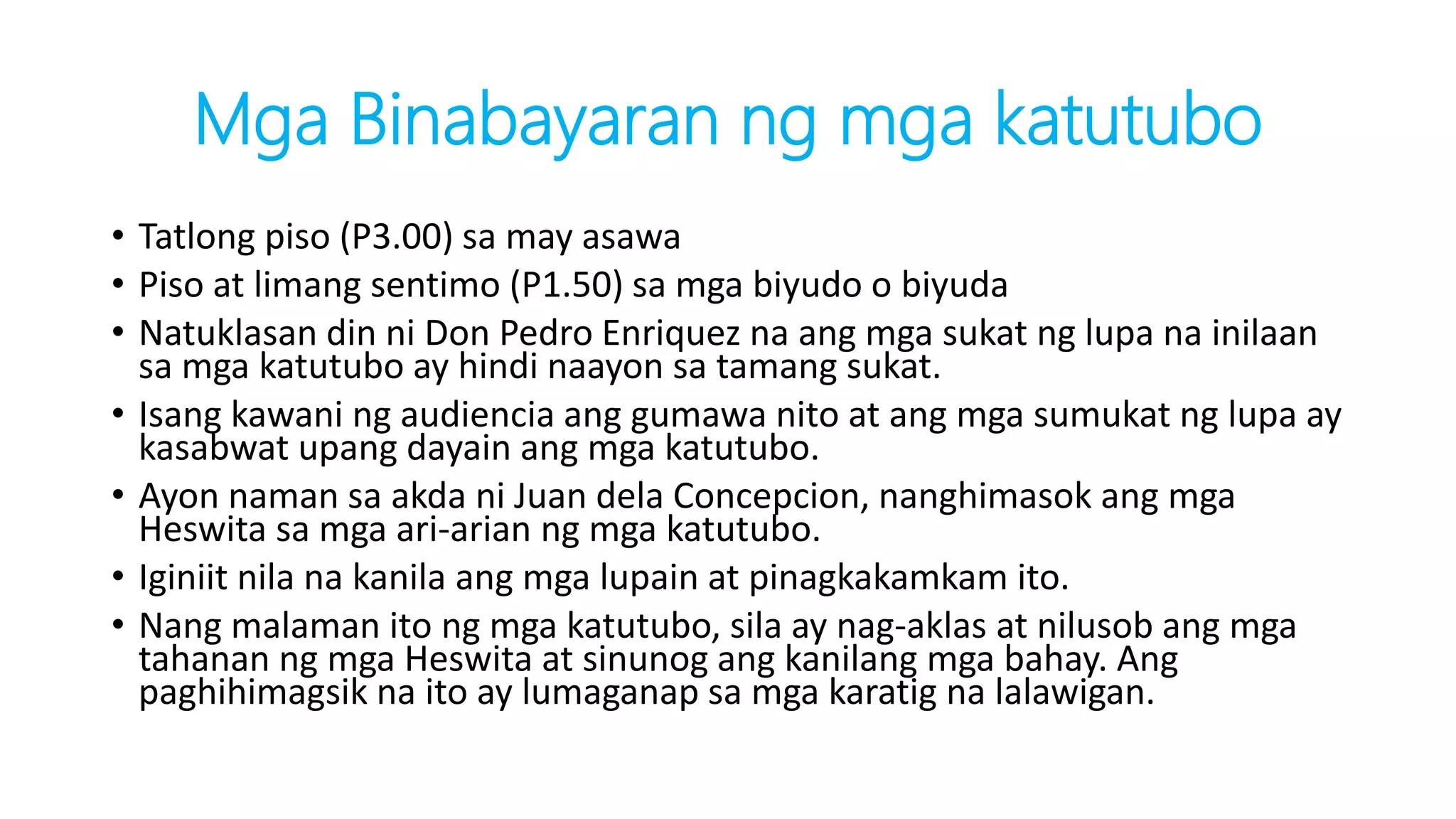 Kilusang agraryo ng 1745 | PPTX