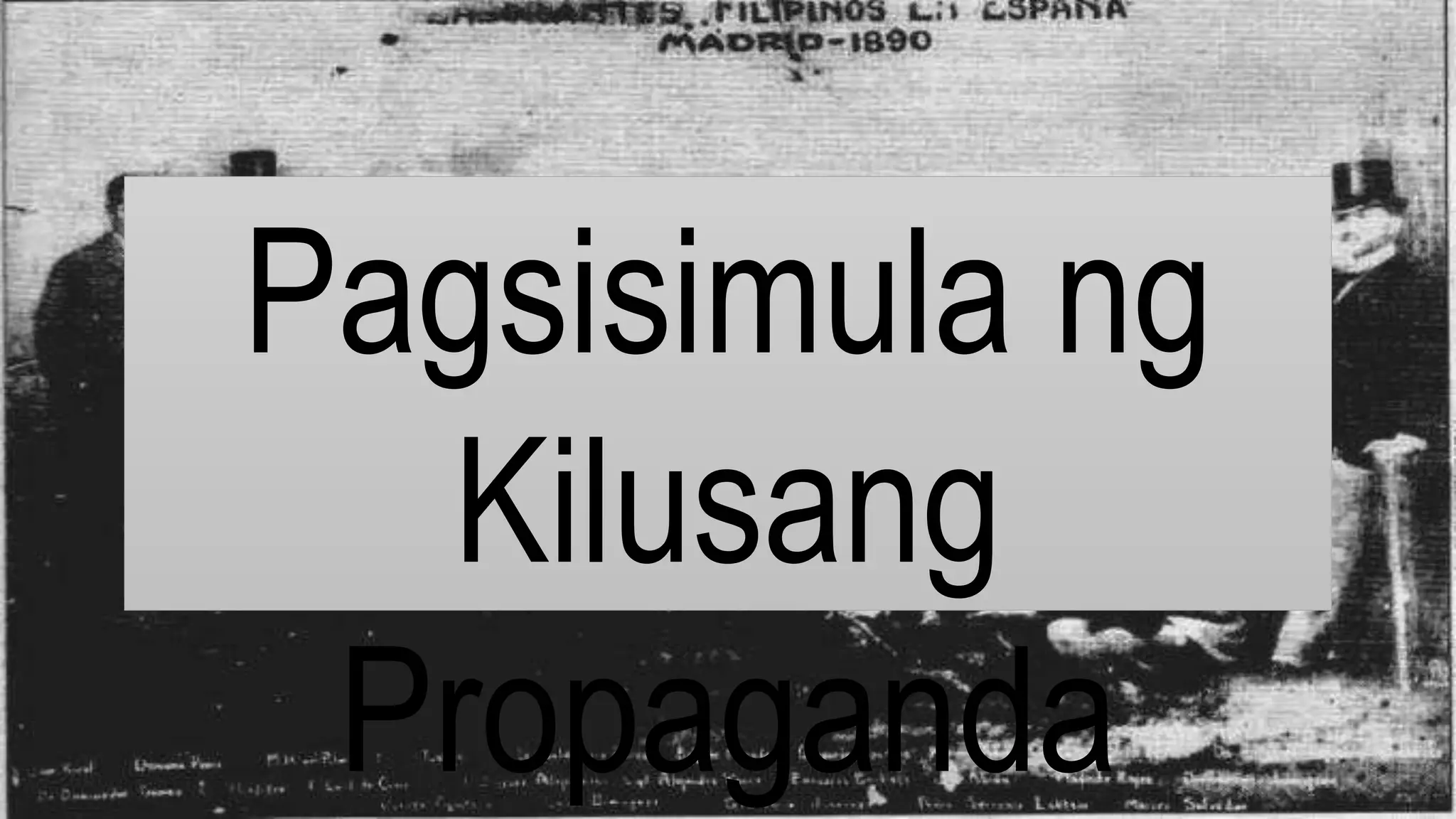 Kilusang Propaganda at La Liga Filipina | PPTX